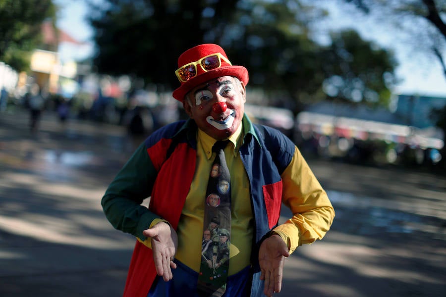 Fotos: Día Internacional del Payaso en México y El Salvador | El Diario ...