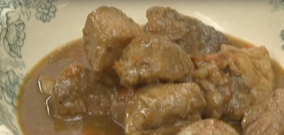 Receta de cerdo guisado con sidra de David de Jorge | El Diario Vasco