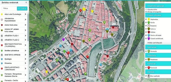 Creado un 'visor' para acceder a la información geográfica de Tolosa ...